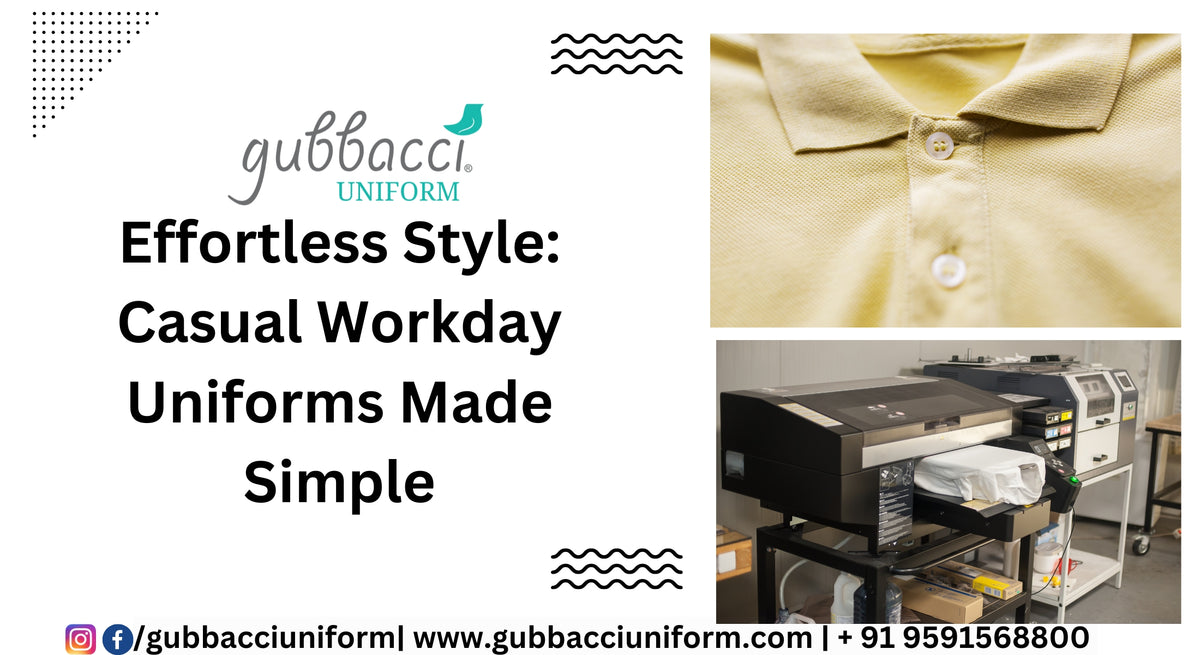 Effortless Style: Casual Workday Uniforms Made Simple — Gubbacci Uniform Company