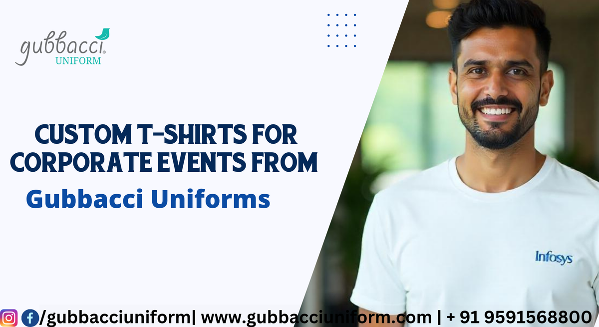 Custom T-Shirts for Corporate Events from Gubbacci Uniforms — Gubbacci ...