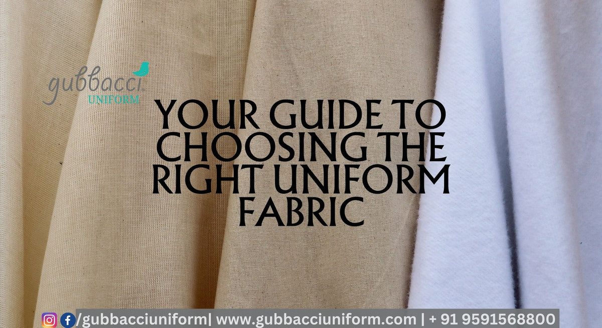 Blog - Choosing the Right Uniform Fabric — Gubbacci Uniform Company