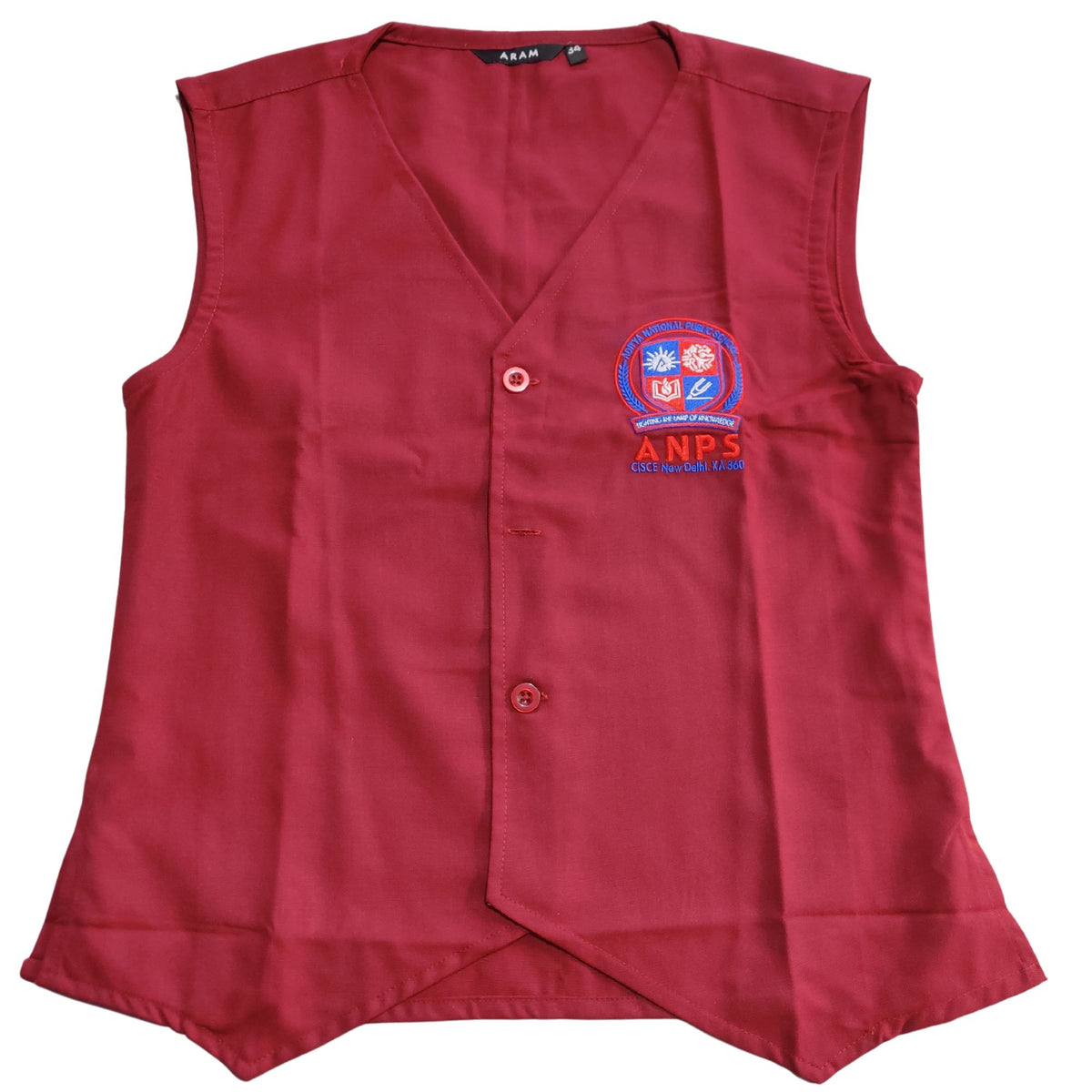 Buy ANPS Waist Coat for Girls 6th - 10th Std — Gubbacci Uniform Company